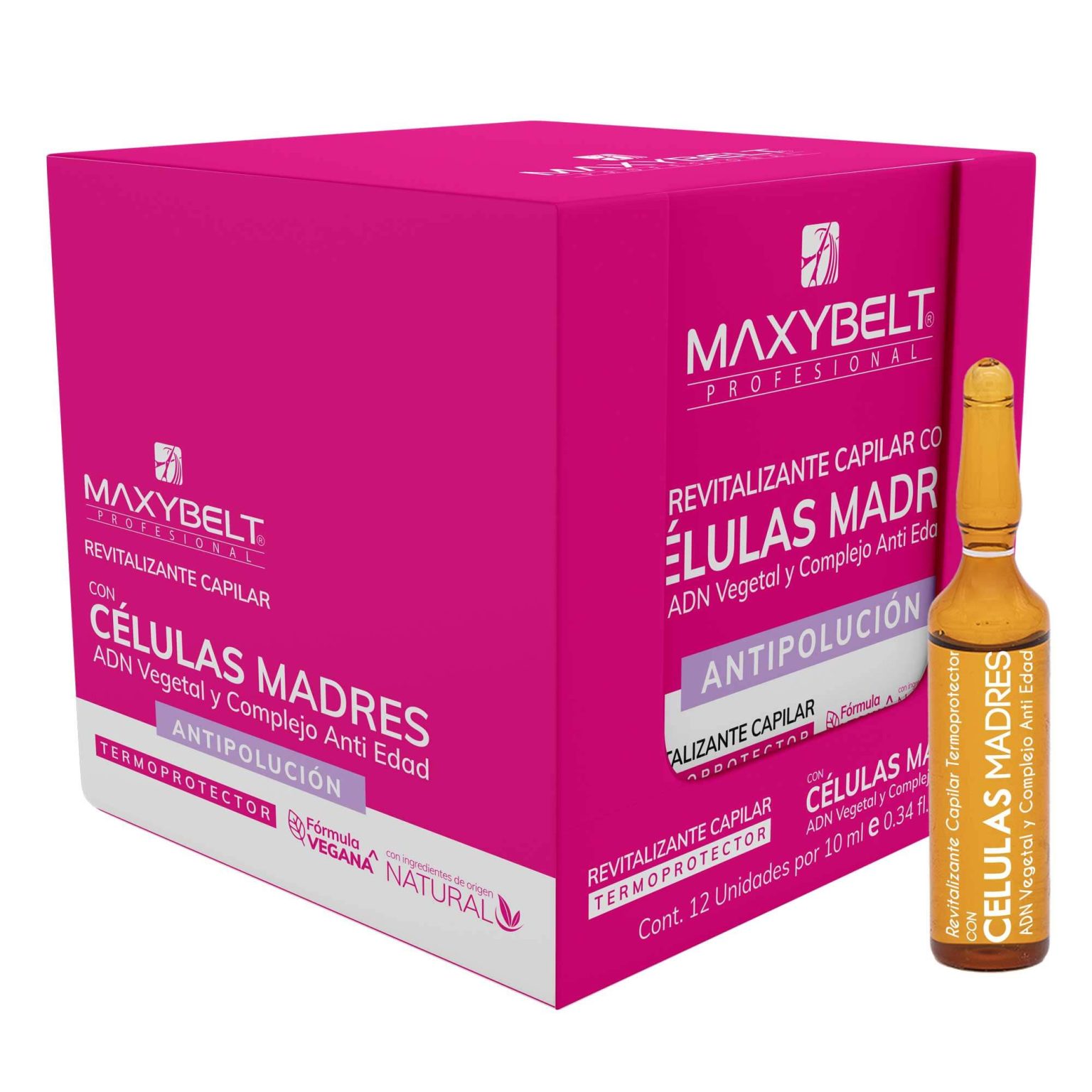 Ampolleta Revitalizante Células Madres - Maxybelt Profesional